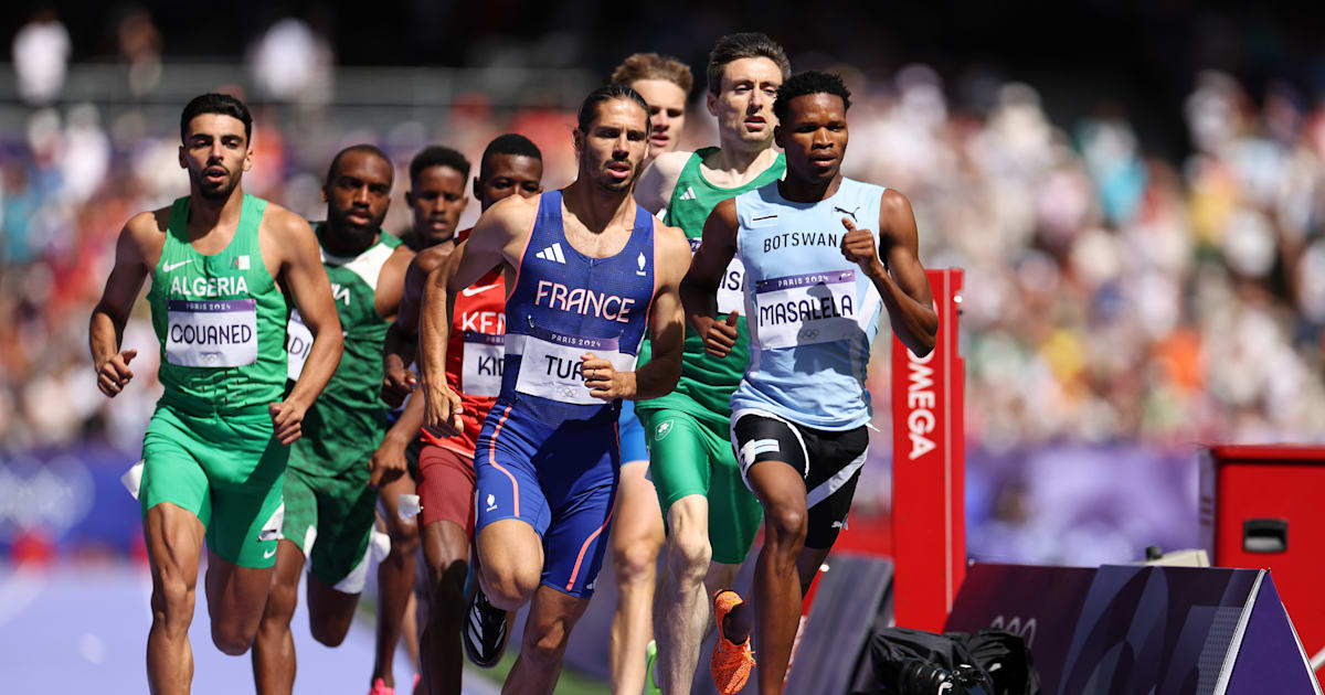 JO de Paris 2024 - Athlétisme | Gabriel Tual remporte sa série du 800 m ...