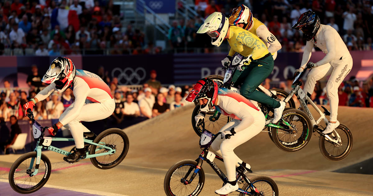 Men Semifinals Run 2 | Cycling BMX Racing | Olympic Games Paris 2024