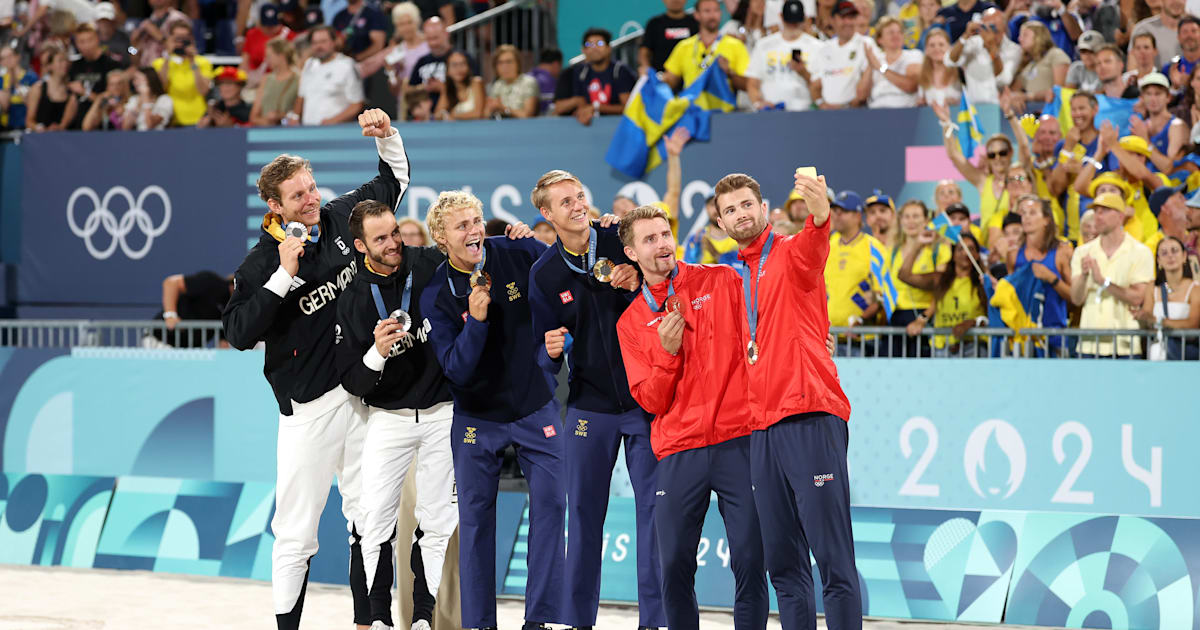 SWE v GER - Men's Gold Medal Match | Beach Volleyball | Olympic Games ...