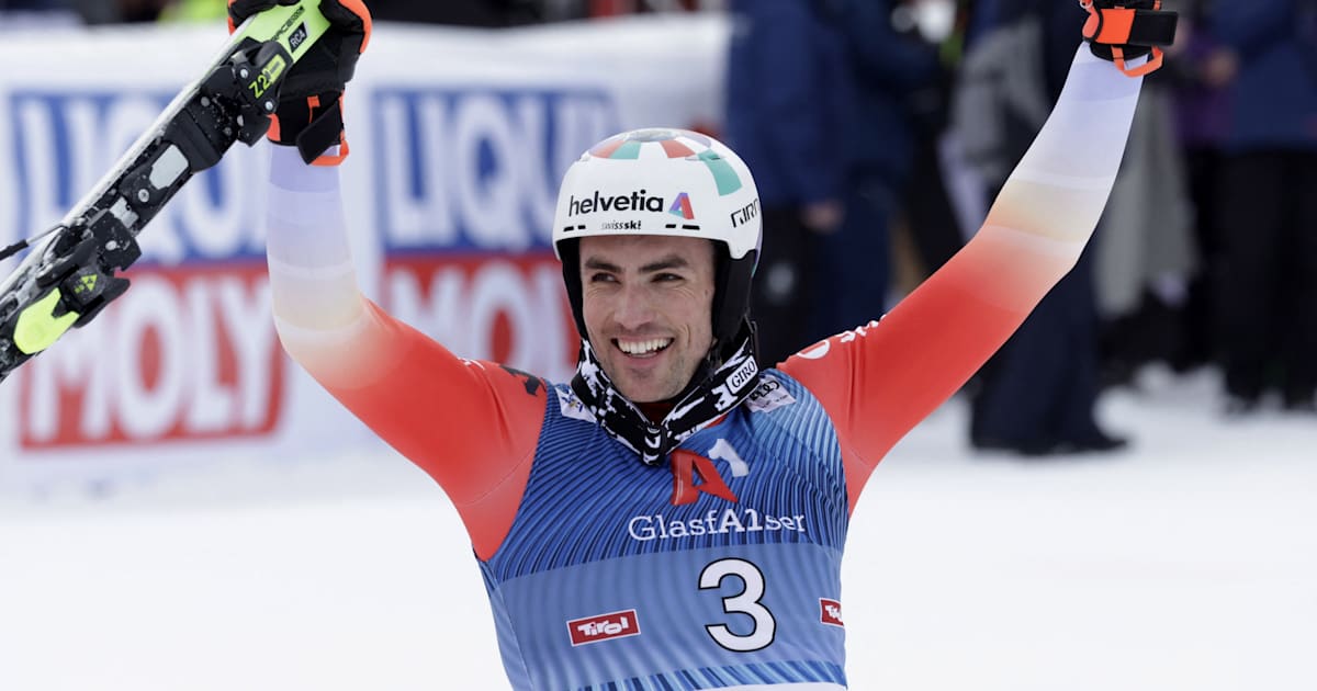 Alpine ski World Cup 23/24:Daniel Yule makes history by winning Chamonix slalom from 30th after ...
