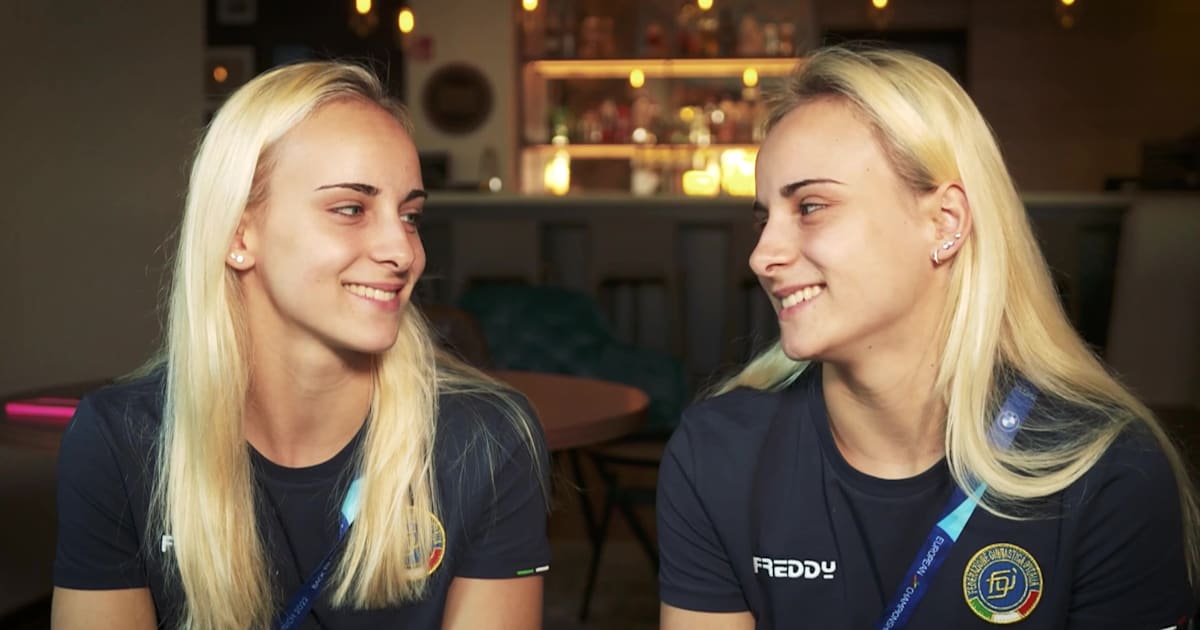 Italian gymnasts Alice and Asia D'Amato: My twin sister is....
