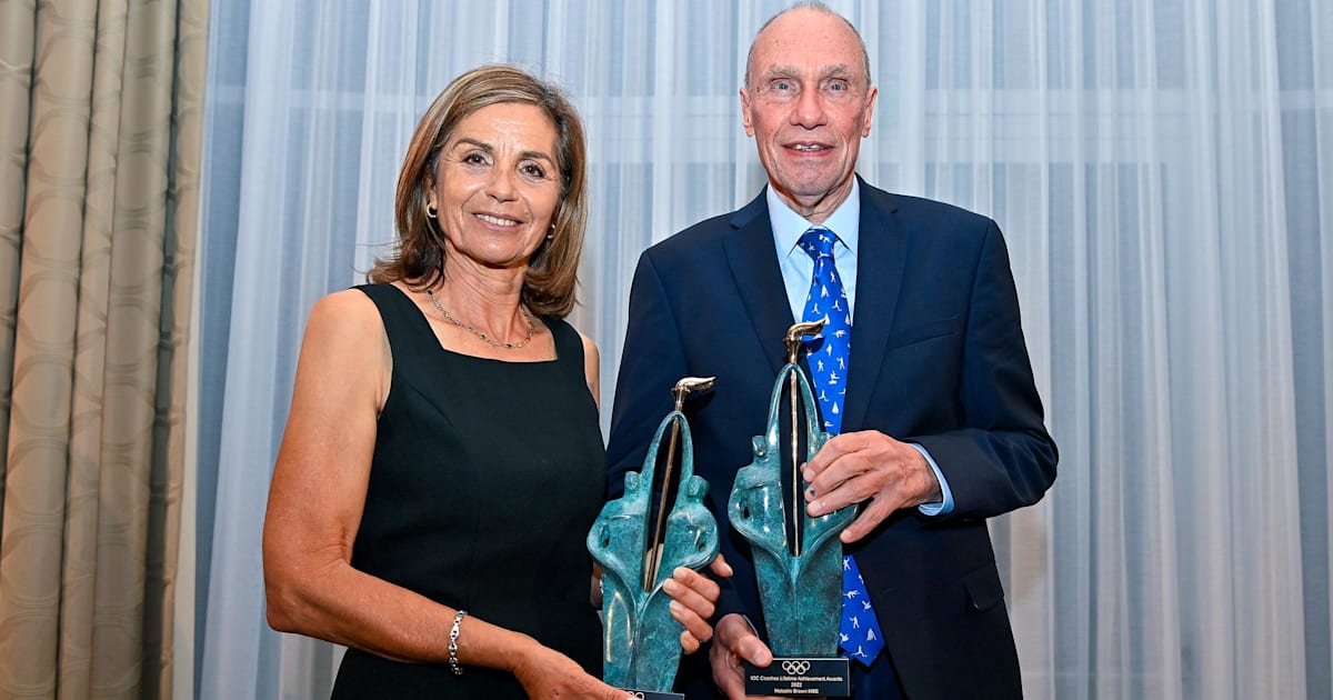 IOC Coaches Lifetime Achievement Award 2022 presented to canoe coach Myriam Fox-Jerusalmi and ...