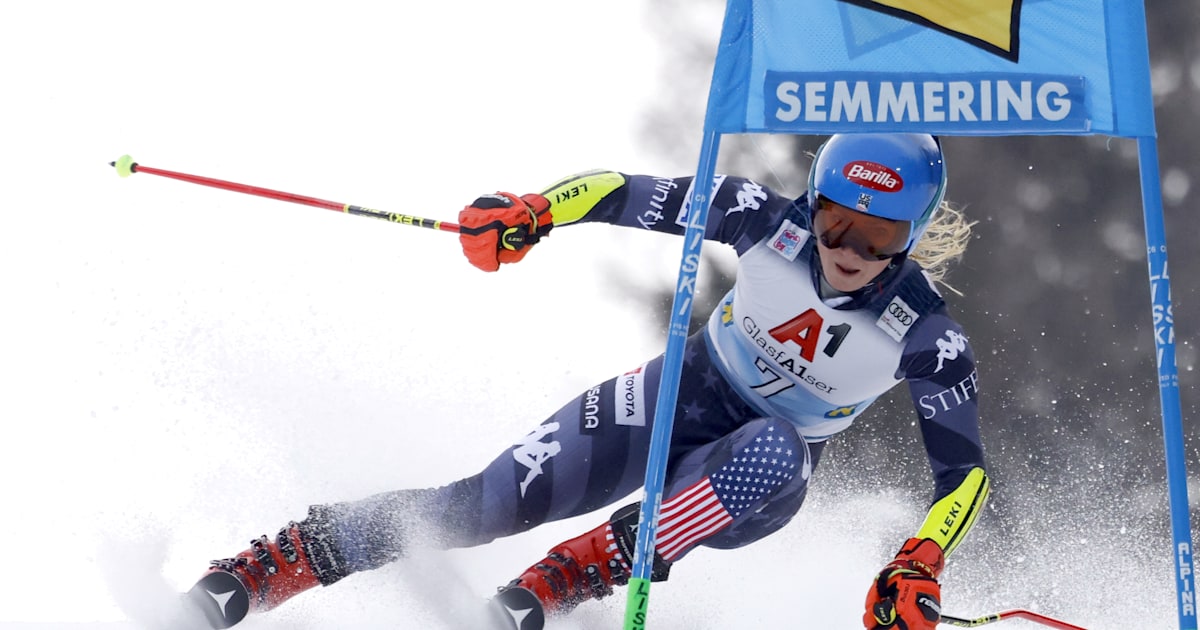 Alpine skiing: Shiffrin completes giant slalom double in Semmering to ...