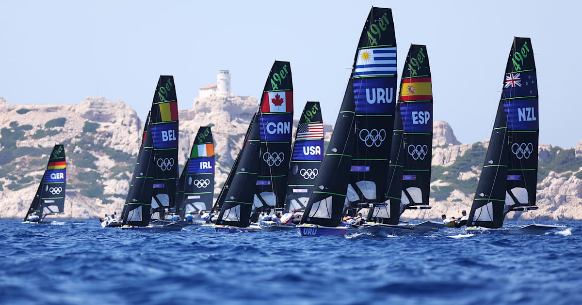 Men's Skiff Race 1 | Sailing | Olympic Games Paris 2024