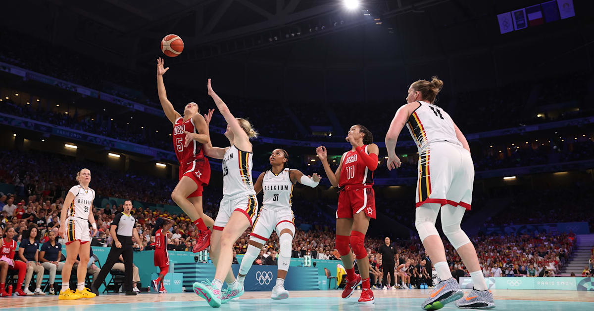 Women's Group Phase BEL-USA | Basketball | Olympic Games Paris 2024