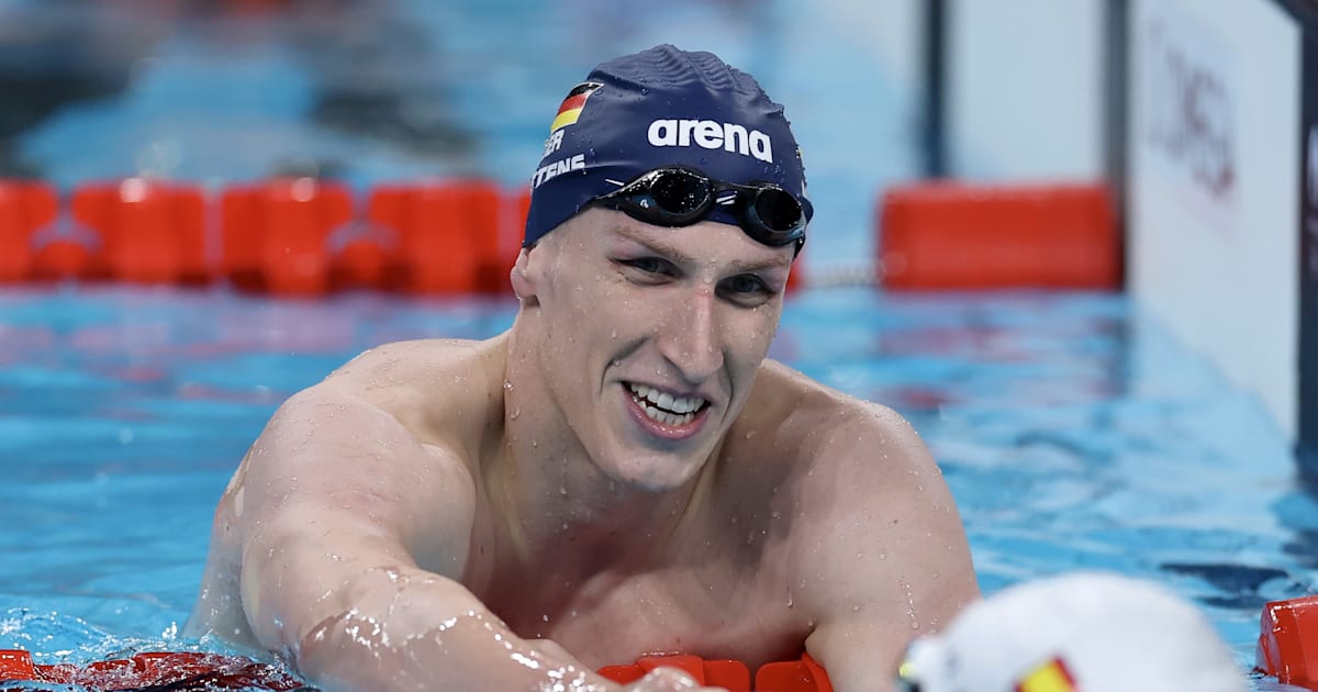 Swimming: Olympic champion Lukas Märtens breaks Paul Biedermann's super ...