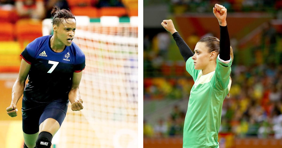 French handballers Laura Glauser and Allison Pineau have one goal: gold ...