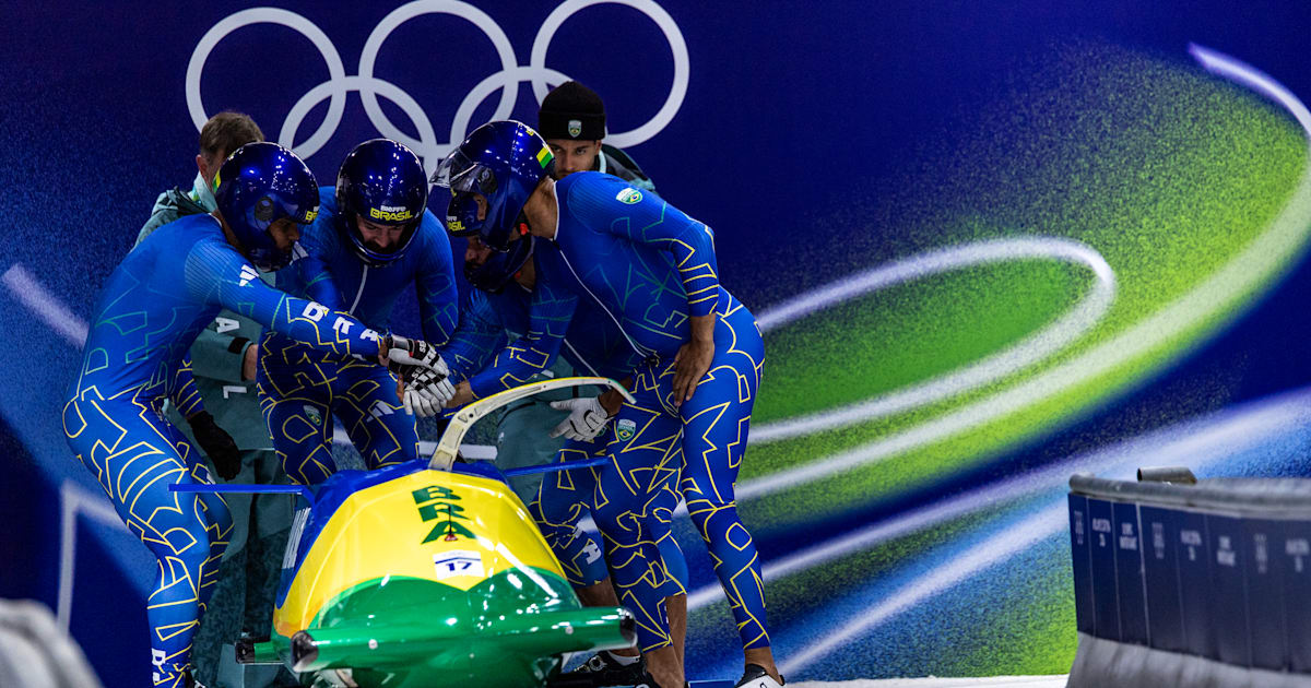 Brasil é 19º no bobsled 4-man nos Jogos Olímpicos de Inverno Milão ...