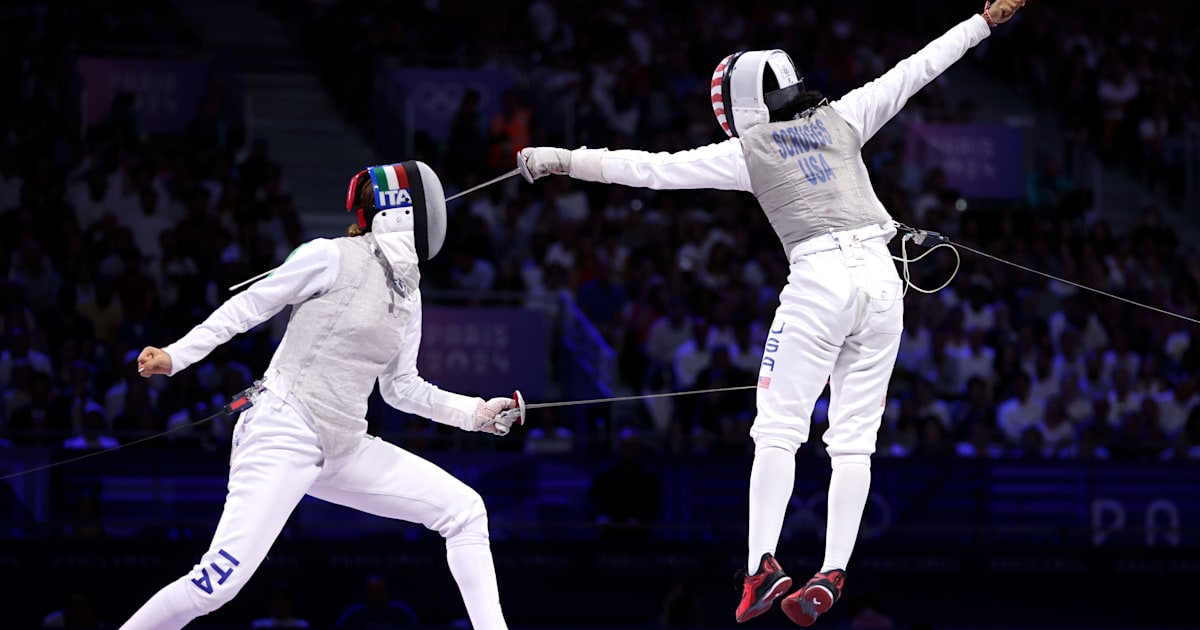 USA-ITA - Finale fleuret par équipe (F) | Escrime | Jeux Olympiques de ...