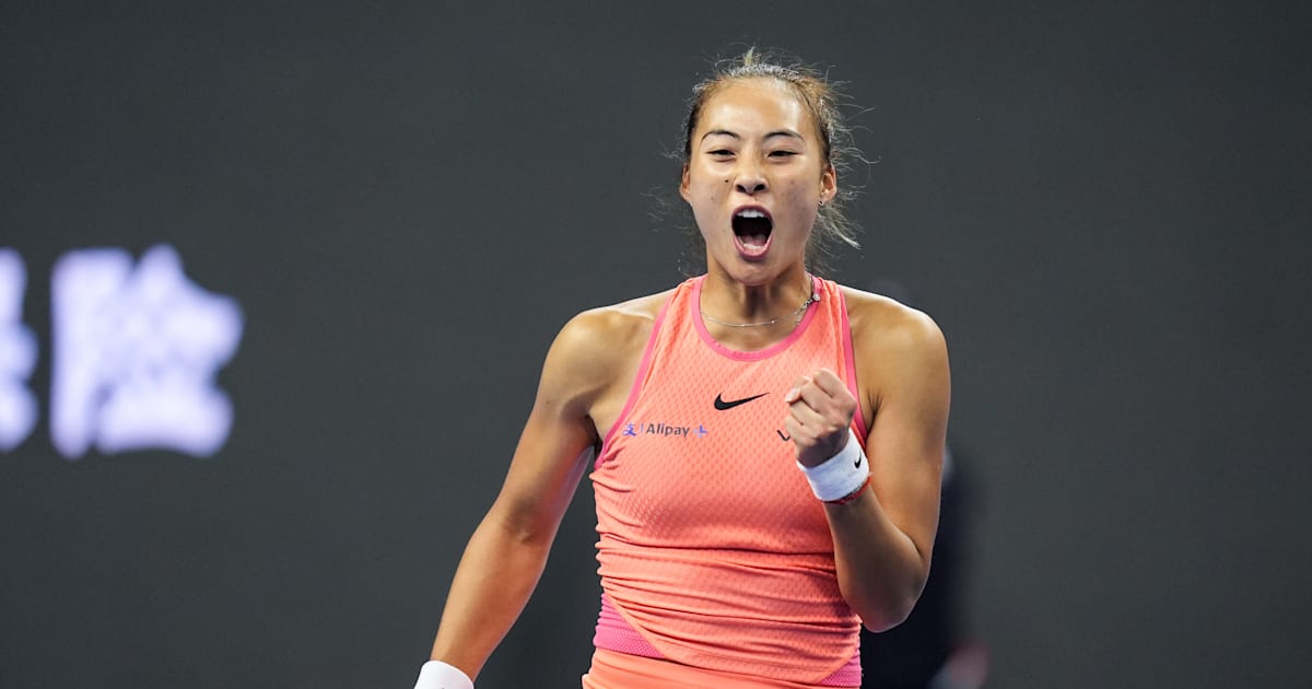 2024年中国网球公开赛：郑钦文逆转安德列娃，生涯首进WTA1000赛事四强