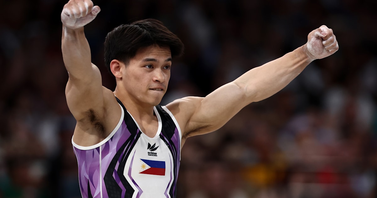 Paris 2024 Gymnastics: Philippines' Carlos Yulo strikes gold again ...