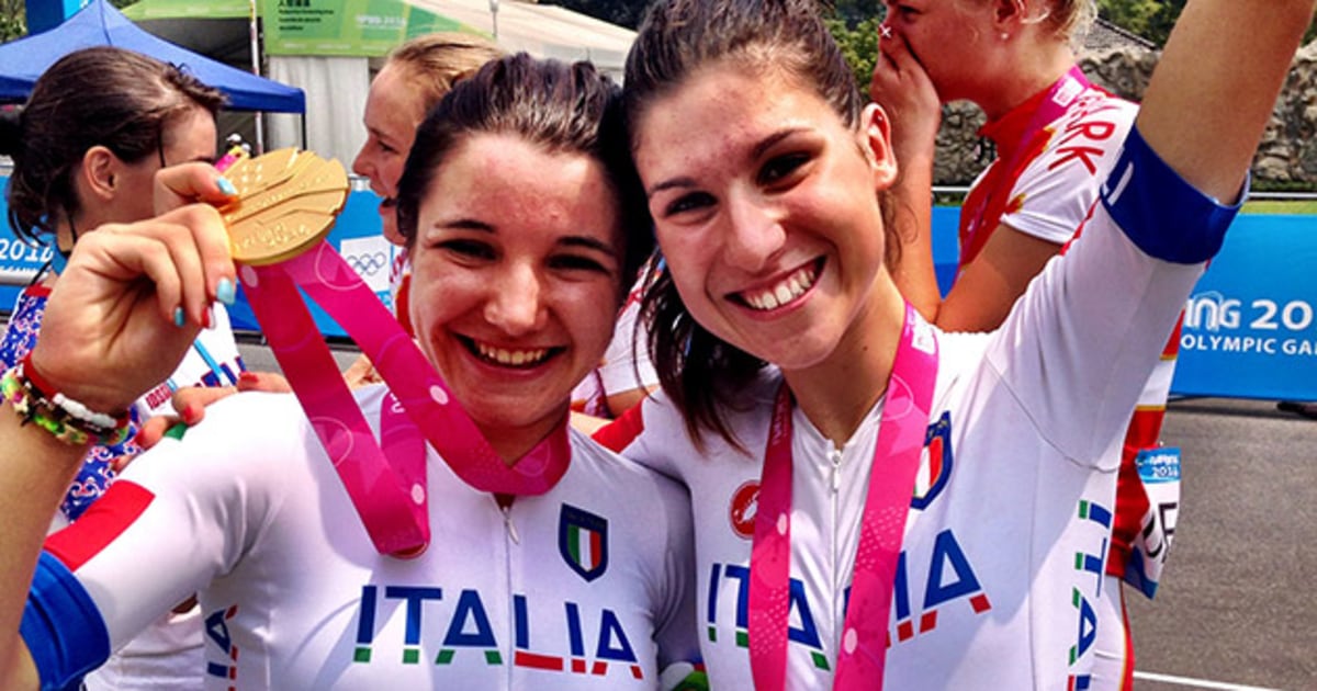 Italian women sprint to cycling team title by a wheel’s length ...