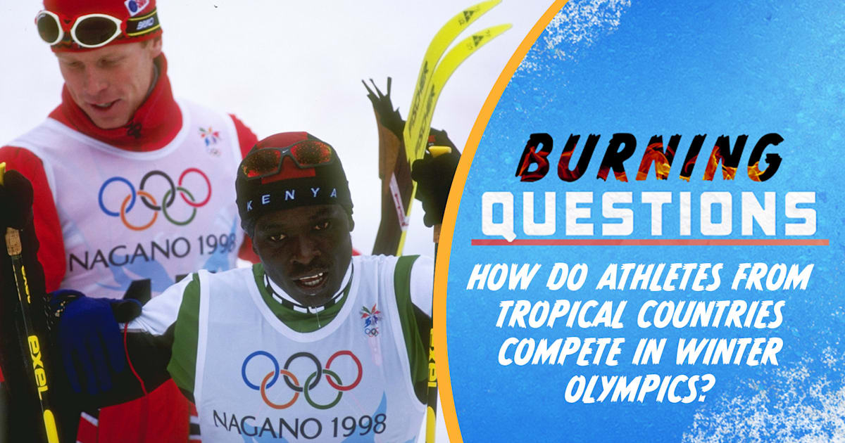 How do athletes from tropical countries compete in Winter Olympics?