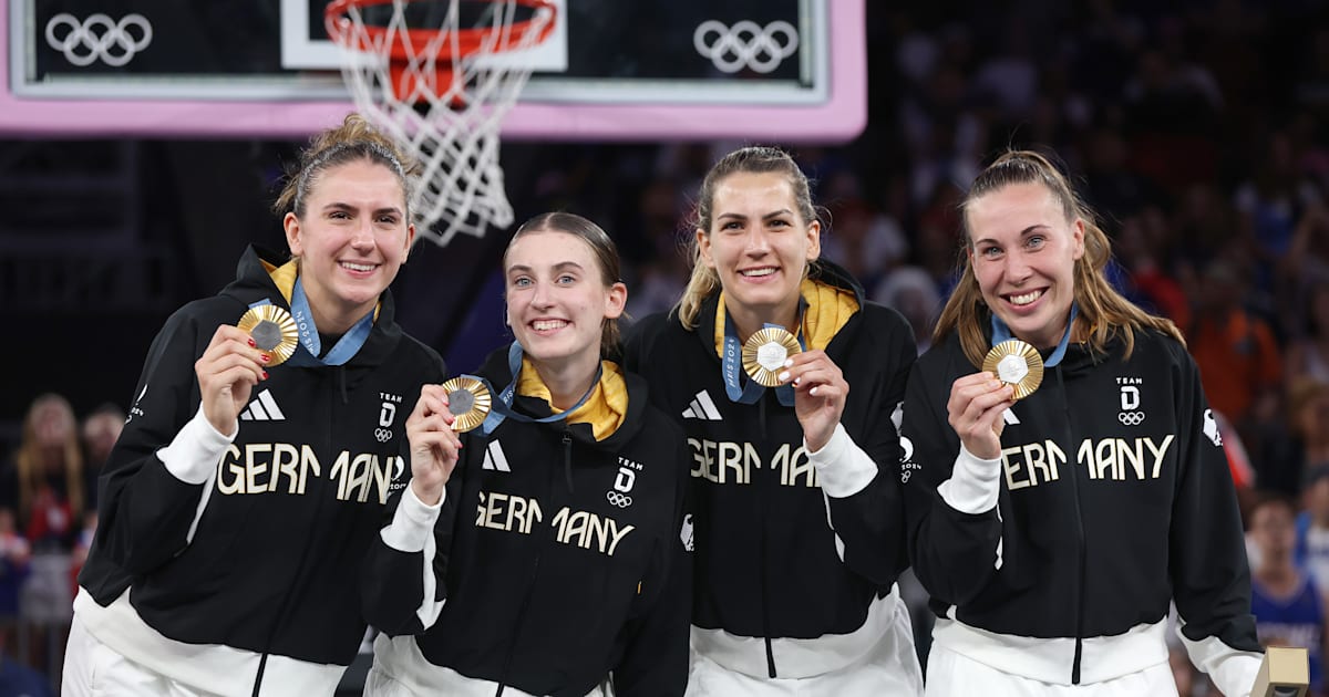 3x3 Basketball Paris 2024: Deutsche Frauen holen historisches Sensations-Gold, Dirk Nowitzki ...