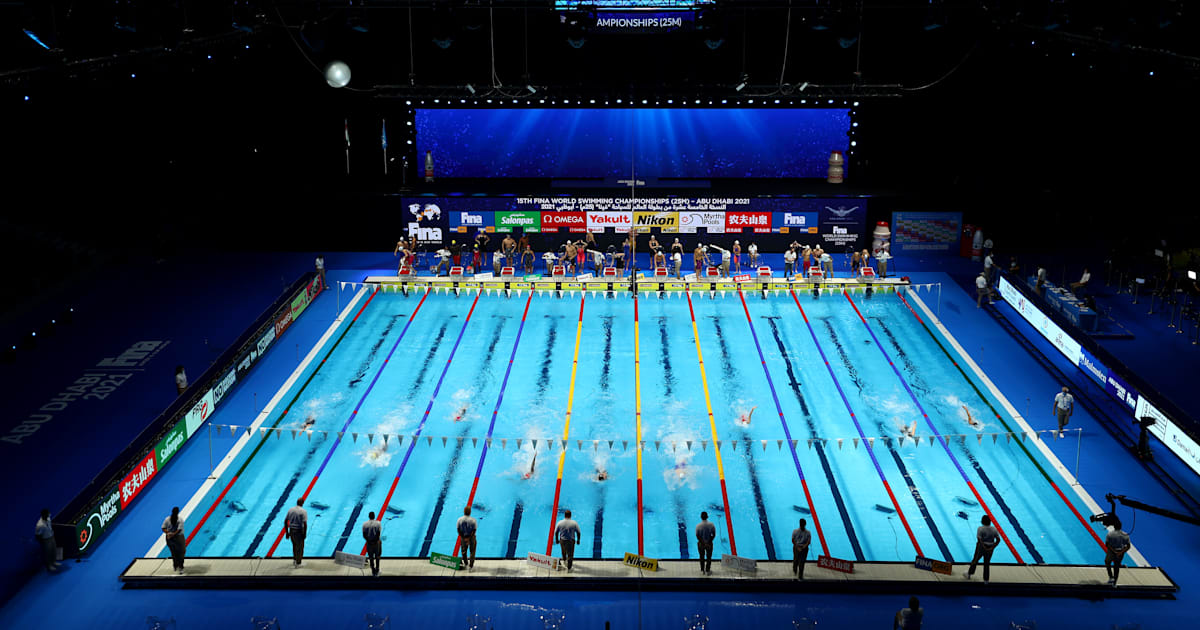 Refugee swimmer Alaa Maso makes more history at FINA short course World ...