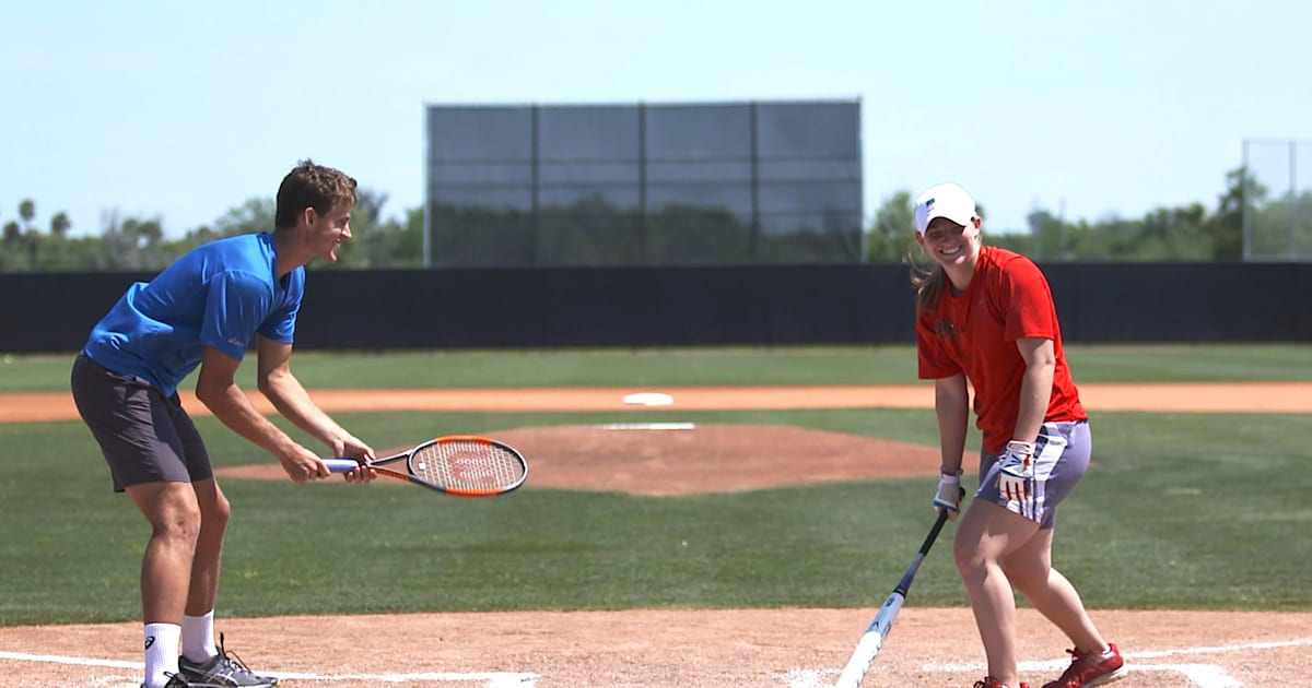 Sports Swap: Tennis vs Softball with Vasek Pospisil & Haylie McCleney