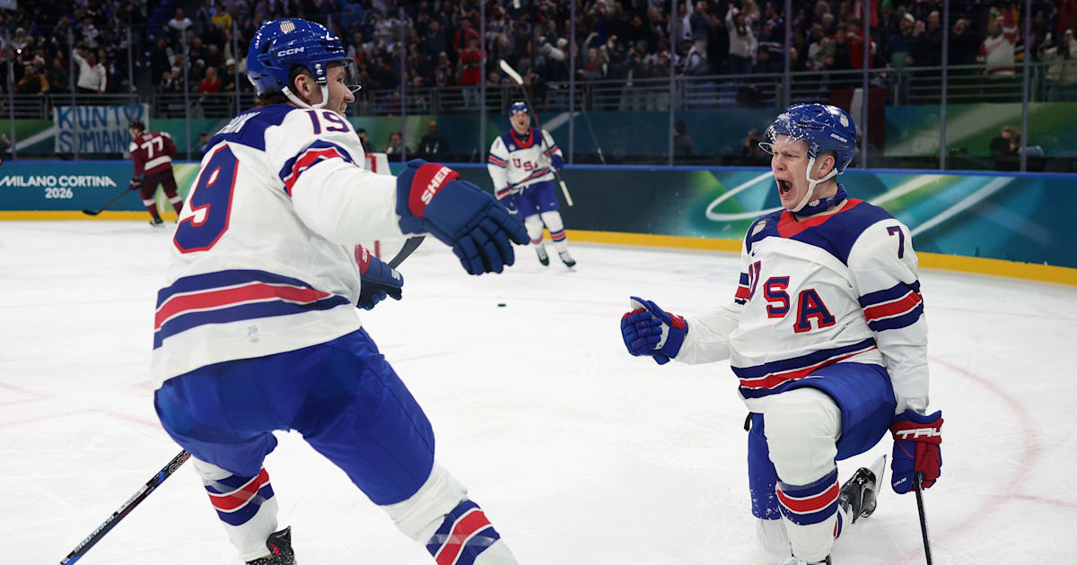 Winter Olympics 2026: USA men’s ice hockey open tourney with 5-1 win ...