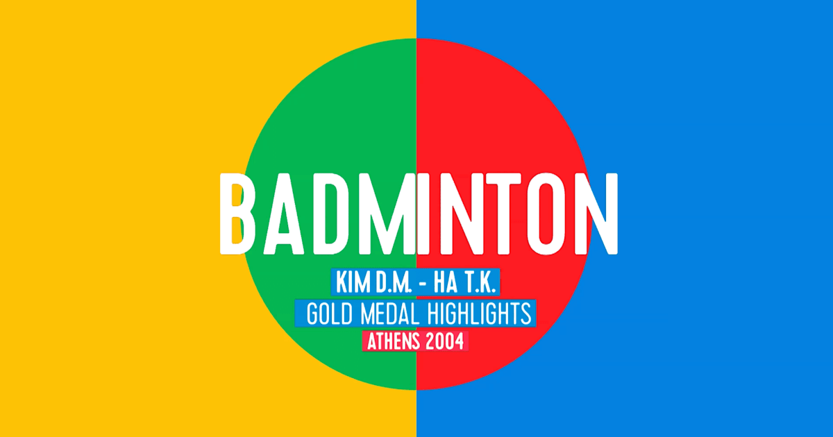 Badminton Highlights | Men's Doubles | Gold Medal Match | Athens 2004