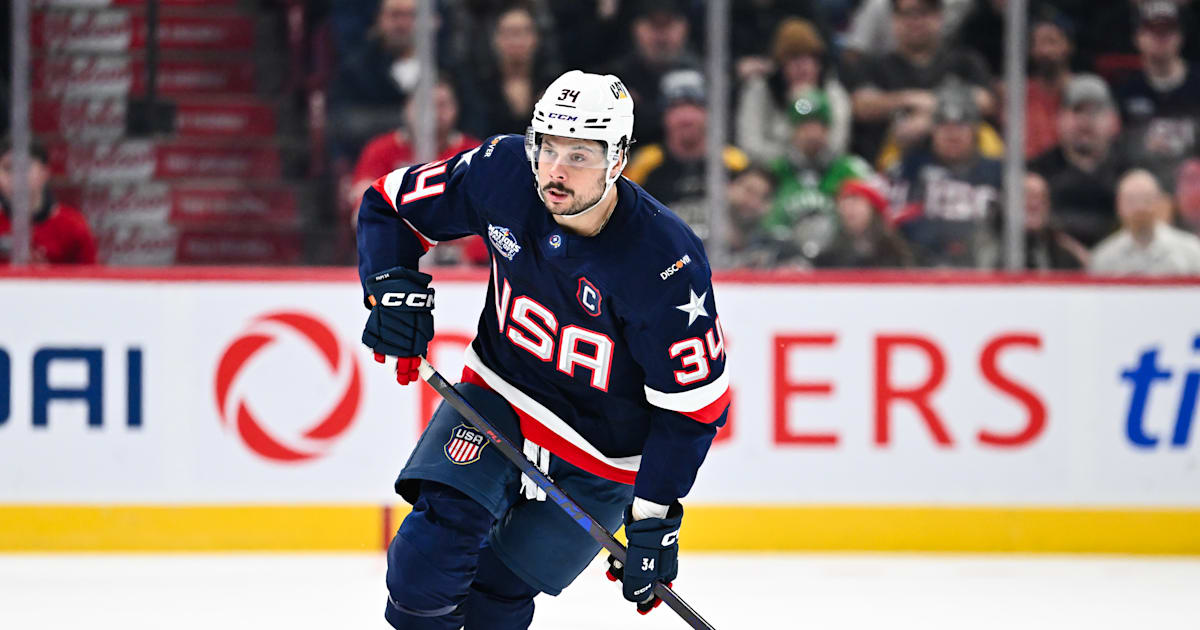 Auston Matthews named as Team USA men's ice hockey captain at Winter ...