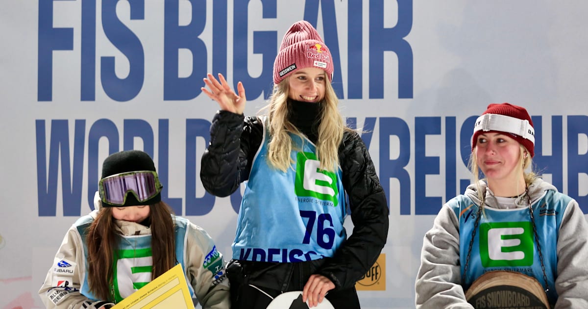 Olympic snowboard champion Anna Gasser triumphs in Kreischberg claiming 10th Big Air World Cup ...