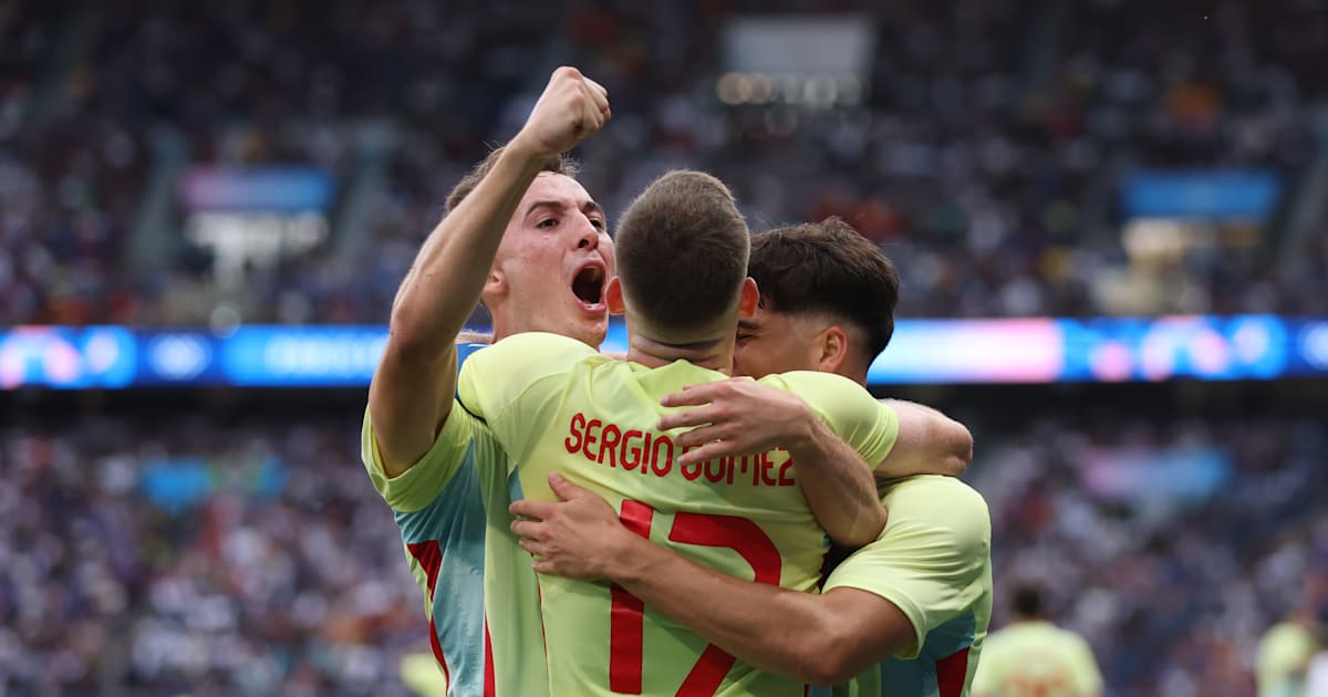 Paris 2024 men's football: All results, as Spain clinch men's Olympic ...
