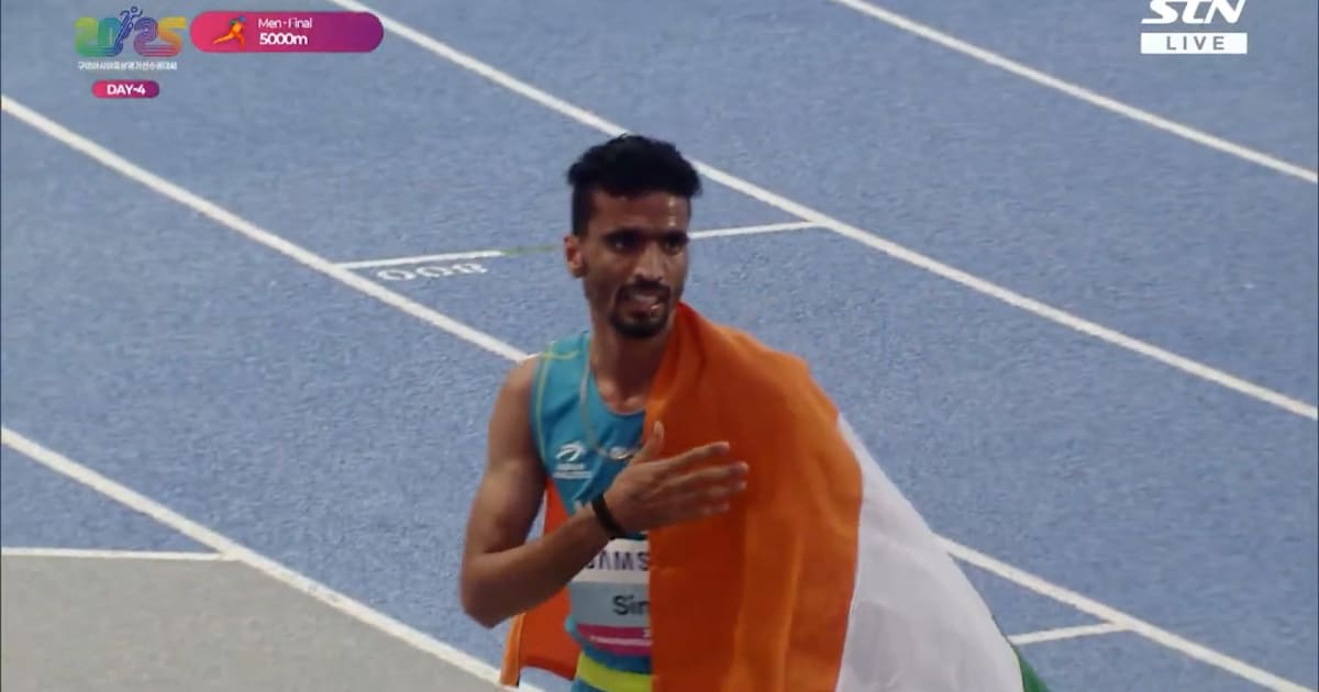 Gulveer Singh wins 5000m gold medal at Asian Athletics Championships 2025 | Watch highlights