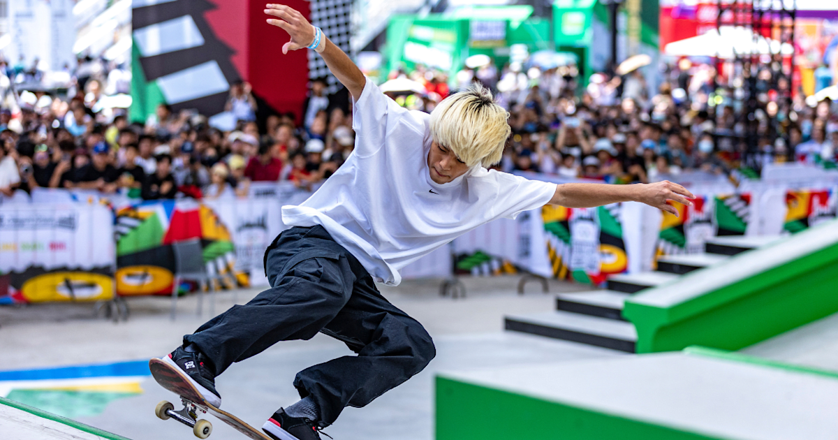 Top 5 tricks in men's street skateboarding semi-finals at OQS, Budapest