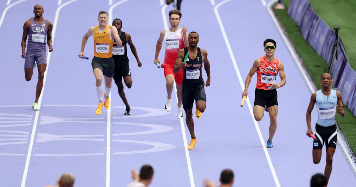 男子4×400mリレー、マイル侍決勝進出！パリ2024陸上競技