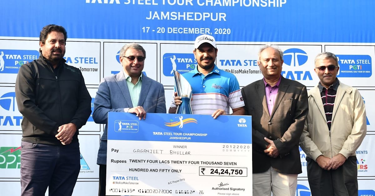 Gaganjeet Bhullar records 10th PGTI win at TATA Steel Tour Championship 2020