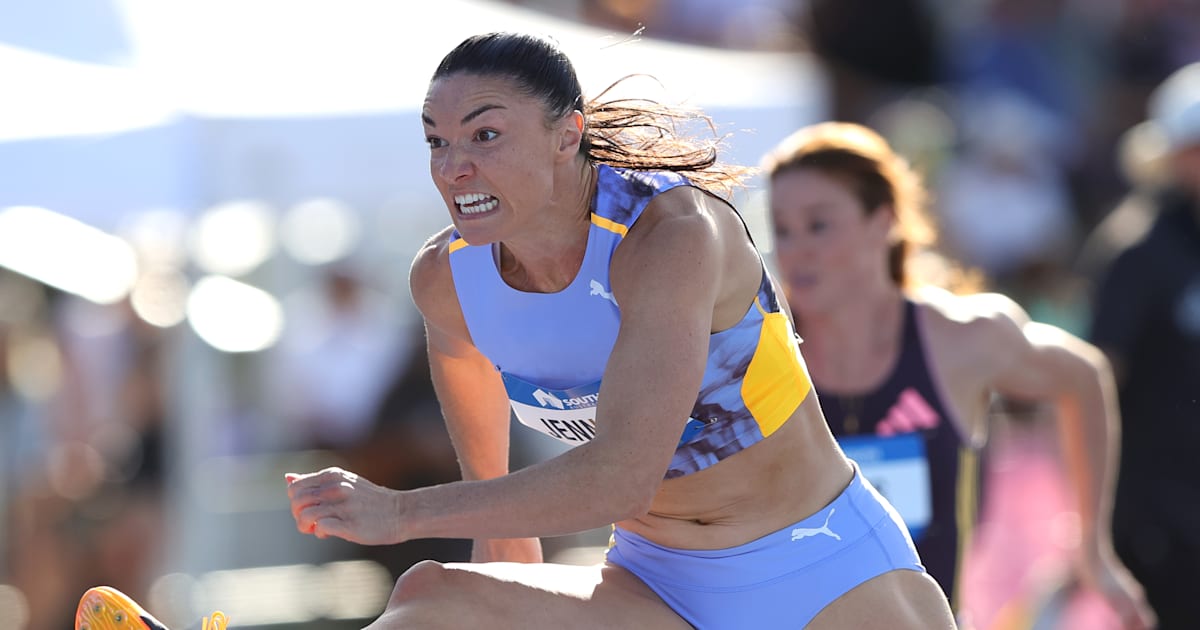 Michelle Jenneke at Paris 2024 Olympics: Athletics women’s 100m hurdles ...