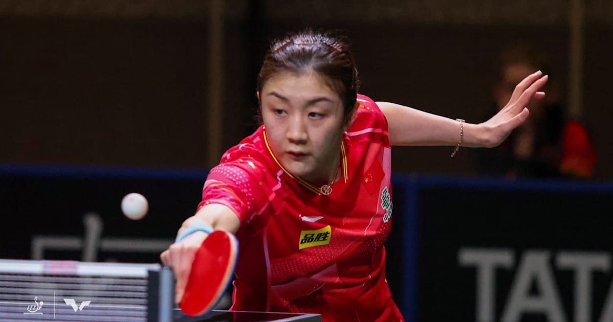 2023 table tennis world championships: Olympic champion Chen Meng one ...