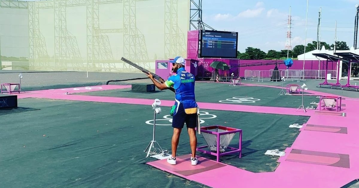 Angad 11th, Mairaj 25th in Tokyo Olympics skeet qualifying Day 1