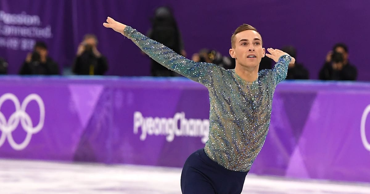 Watch Adam Rippon 'rip off' great programs of the past