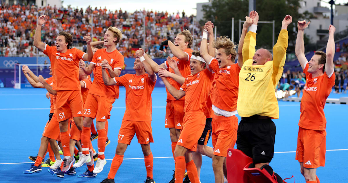 Netherlands beat Germany to win gold in men's hockey at Paris 2024 ...
