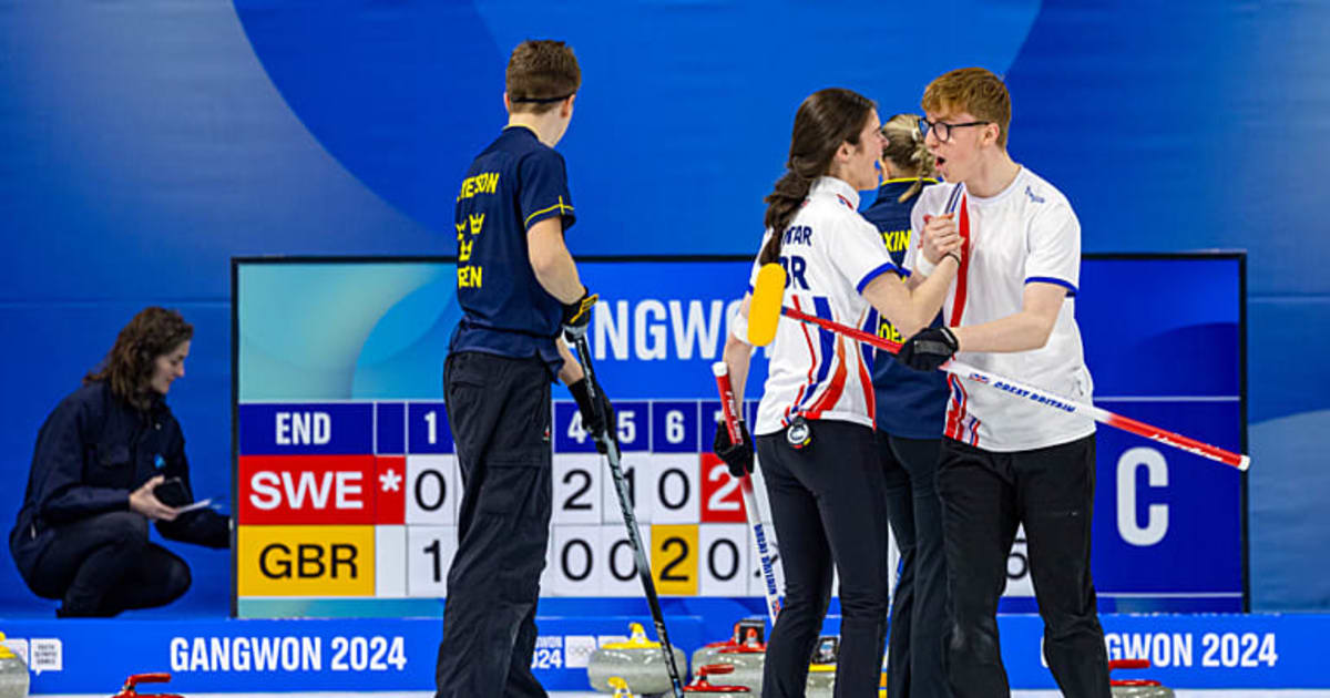 Mixed Doubles Semifinal GBR - SWE | Curling | Highlights | Winter Youth ...