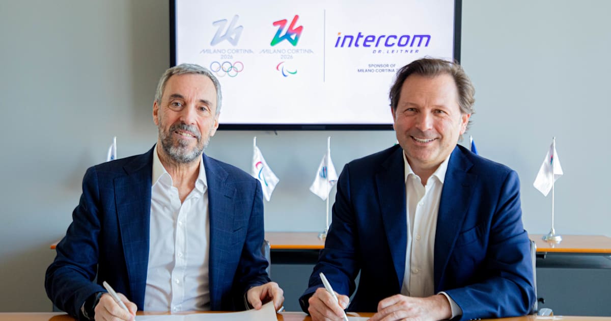 Intercom Dr. Leitner Sponsor à Milano Cortina 2026