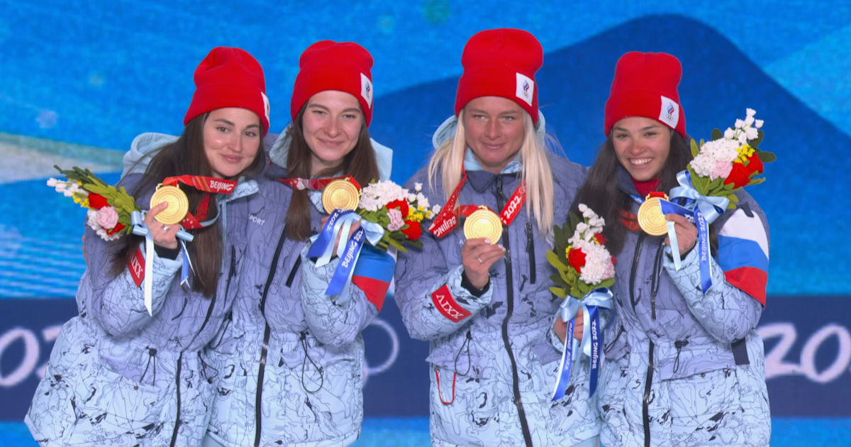 National Anthems | The Gold Medal Moments of ROC in Beijing