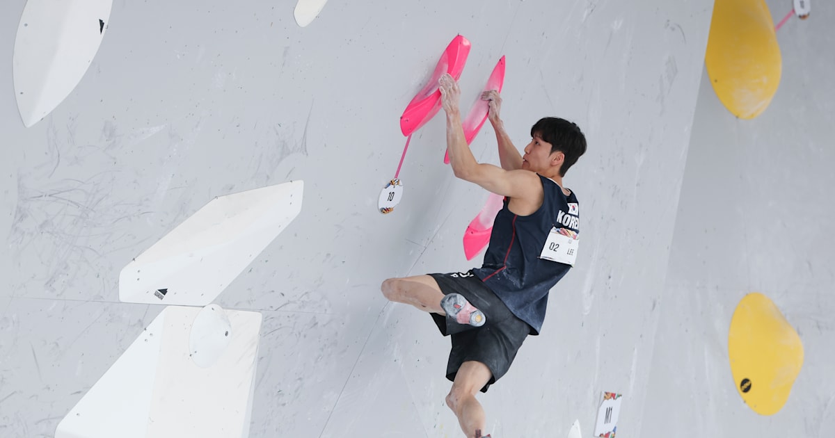 Home hero Lee Dohyun wins final Boulder competition of 2024 IFSC Sport ...