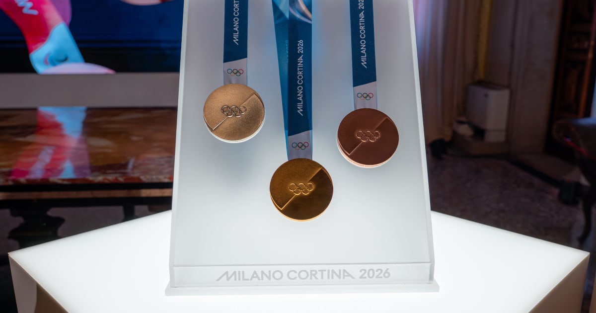The Milano Cortina 2026 medals were unveiled in Venice on 15 July 2025