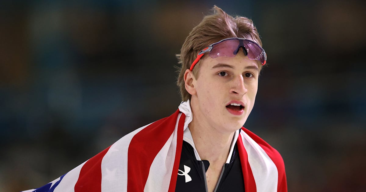 Jordan Stolz feeling "pretty good all around" ahead of the 2024 World ...