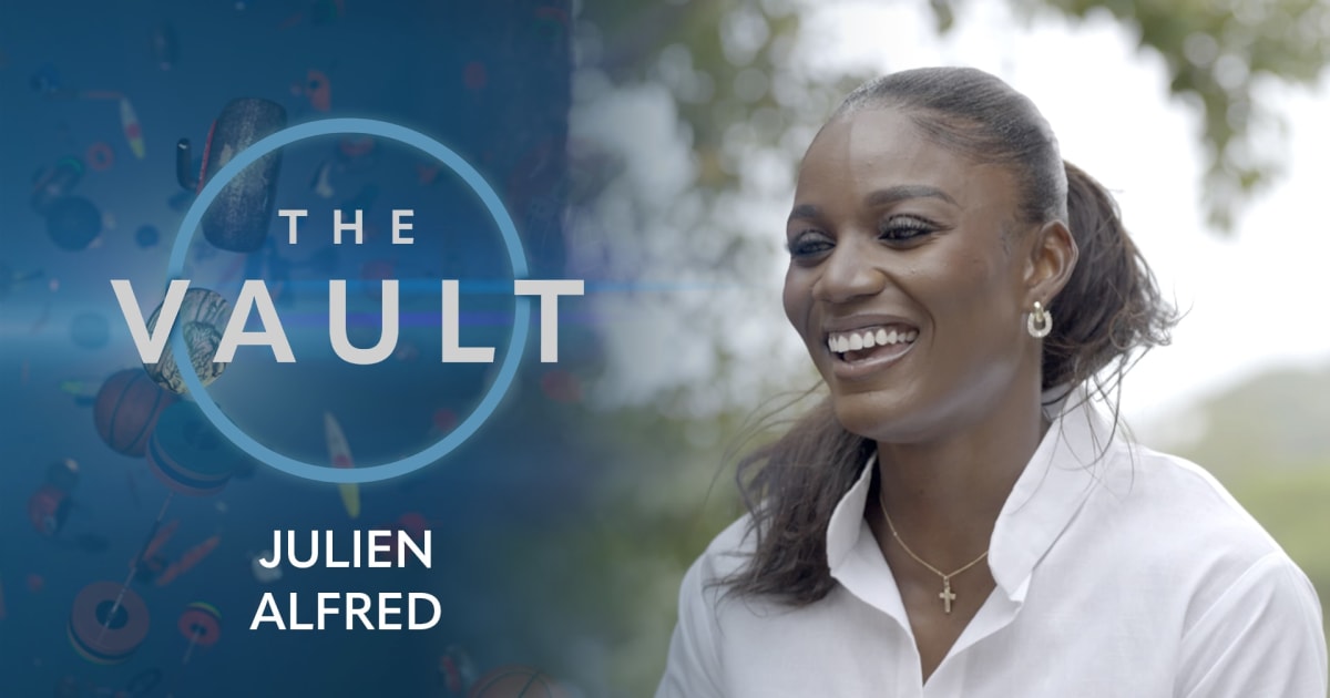 La tenue de la victoire de Julien Alfred aux Jeux de Paris | The Vault