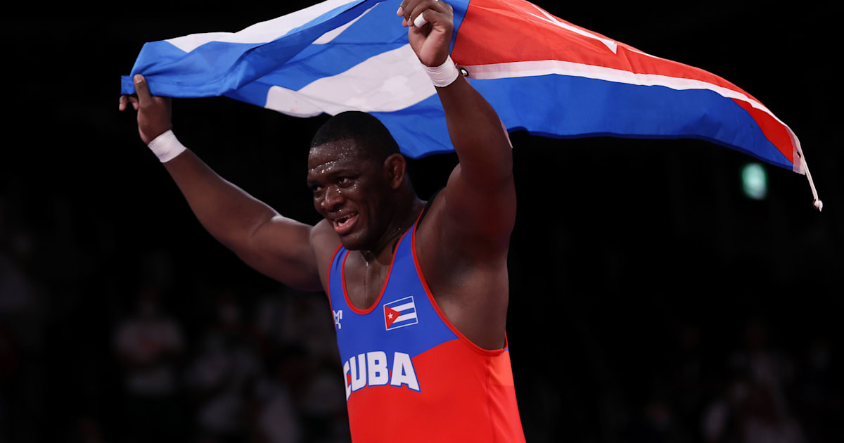 Cuba’s Mijain Lopez Nunez wins historic record fourth gold in 130kg ...