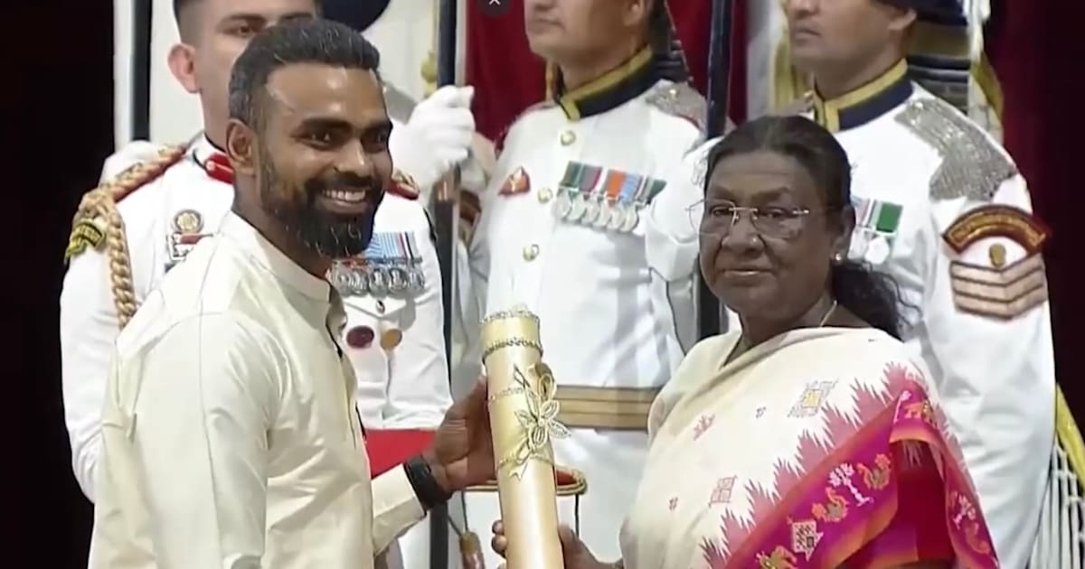 Watch | PR Sreejesh receives Padma Bhushan award