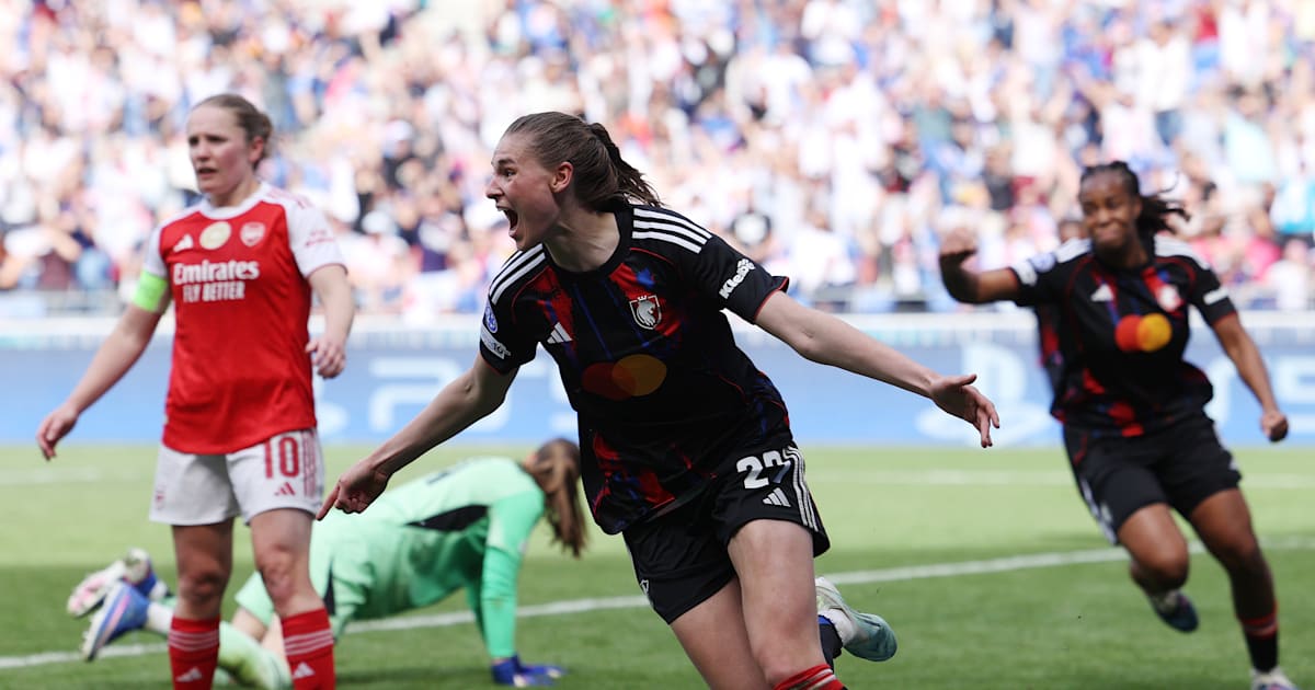 Jule Brand im UEFA Women's Champions League Finale 2025/2026 FC ...