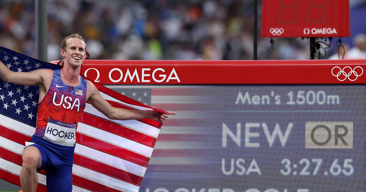 Track & Field: Surprise Olympic champion Cole Hocker on stealing the ...