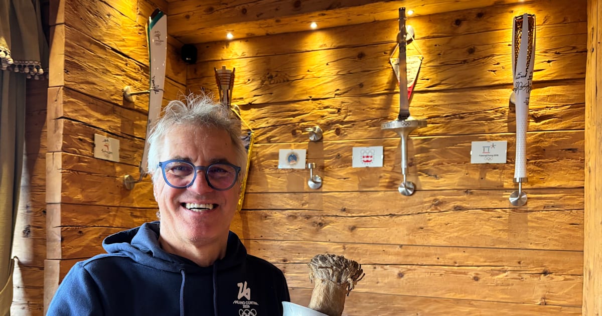Inside the Cortina restaurant that became an Olympic Torch museum