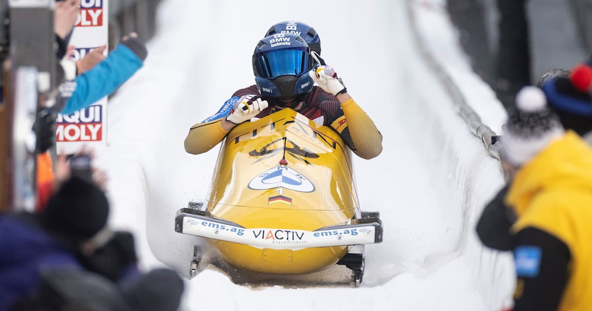 Bob-Weltcup Winterberg: Johannes Lochner und Laura Nolte nach ...