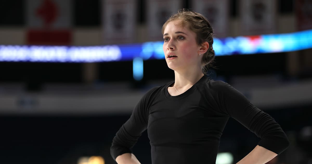 Relieved Isabeau Levito returns to her happy place on the ice after ...