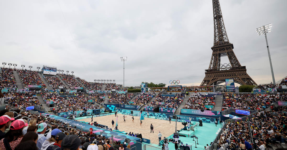 Paris 2024 Olympics: Boisterous fans packing iconic venues on first ...