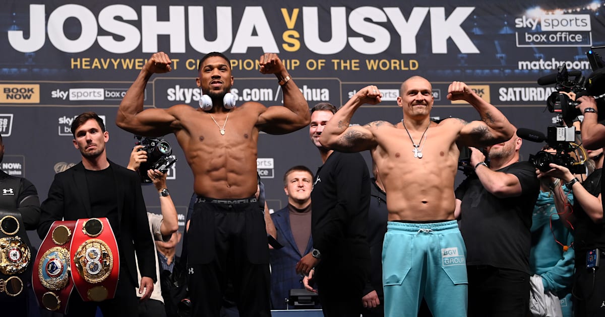 Anthony Joshua and Oleksandr Usyk set for heavyweight title clash